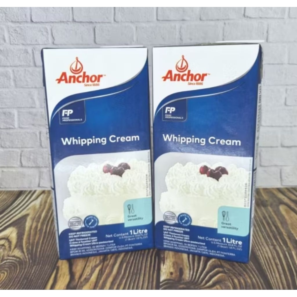 Jual Anchor whipping cream 1 liter | Shopee Indonesia