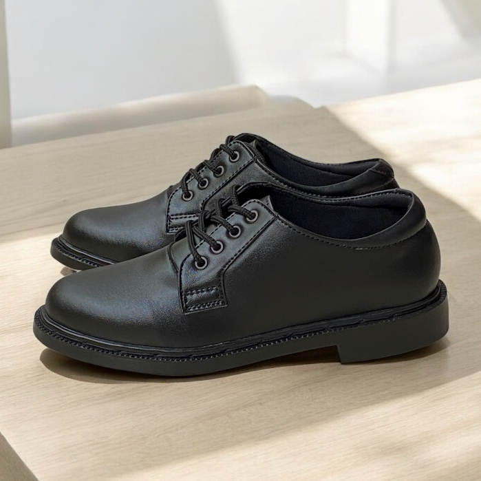 Jual 39-44 Sepatu PDH Pendek Hitam DOFF Dan GLOSSY – Sol Karet, Kulit ...
