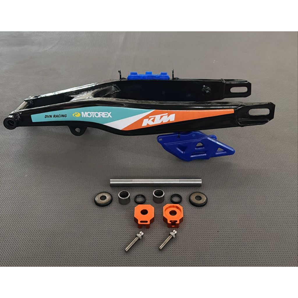 Jual SWING ARM REPLIKA KTM PLUS SETELAN RANTAI CNC PLUS TENSIONER MODEL ...