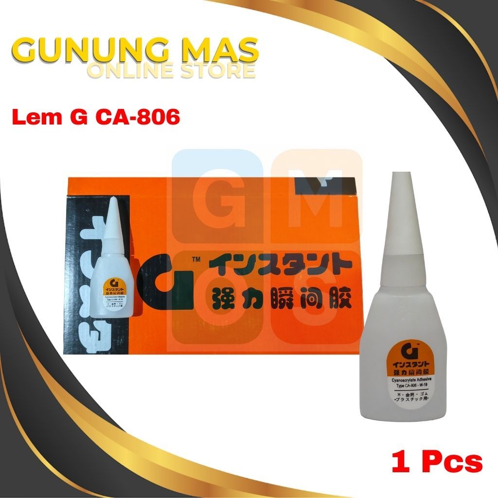 Jual Lem G Super Glue CA-806 // Lem G Korea // Cyanoacrylate Adhesive ...