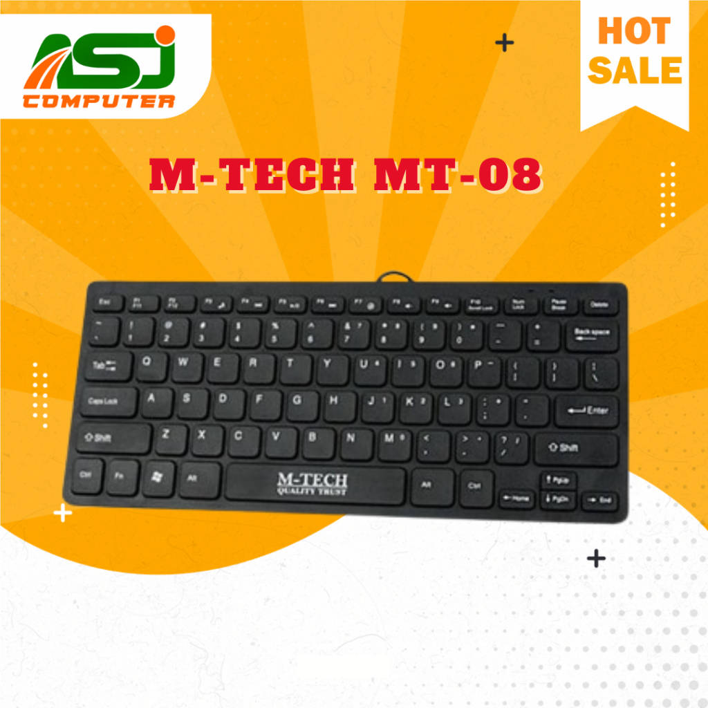 Jual Keyboard Mini M-Tech MT-08 Keyboard External Laptop | Shopee Indonesia