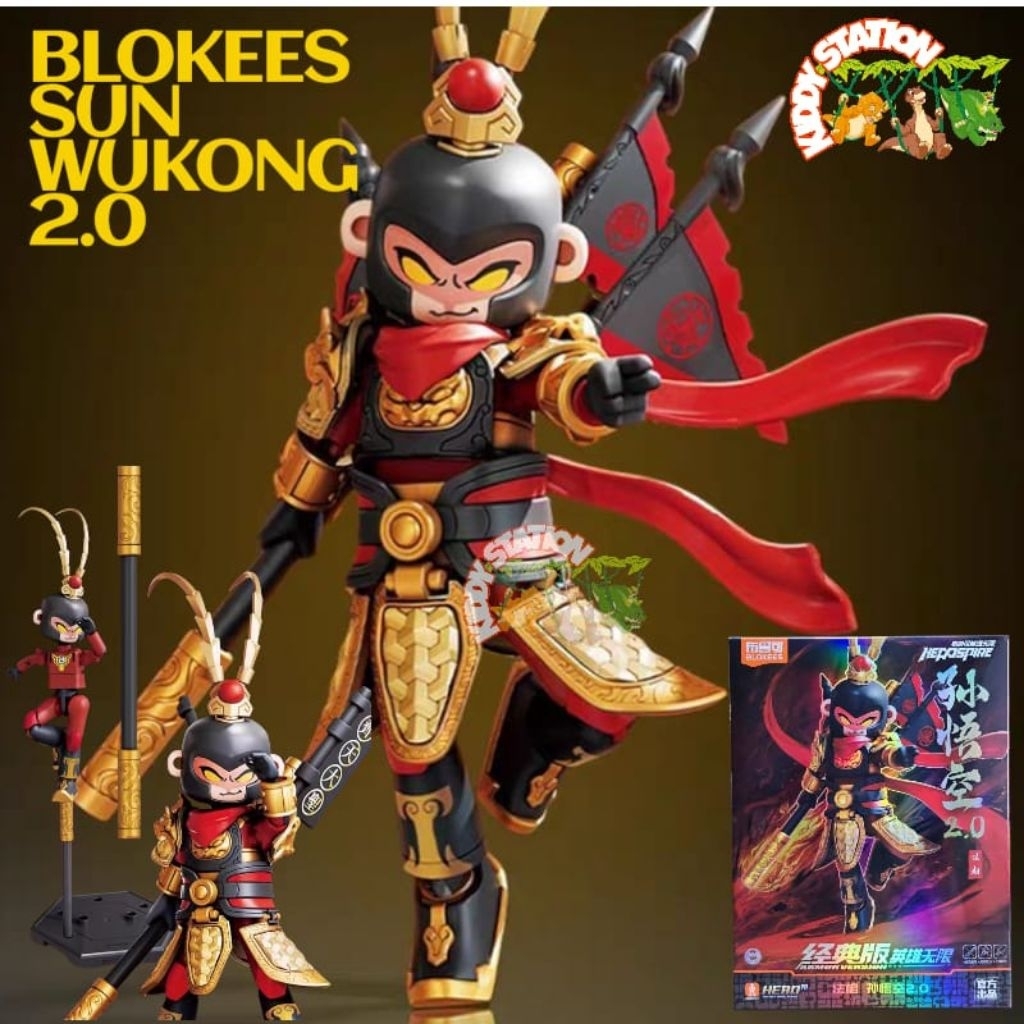 Jual Mainan Blokees Figure Sun Go Kong / Sun Wukong 2.0 Armor Version ...