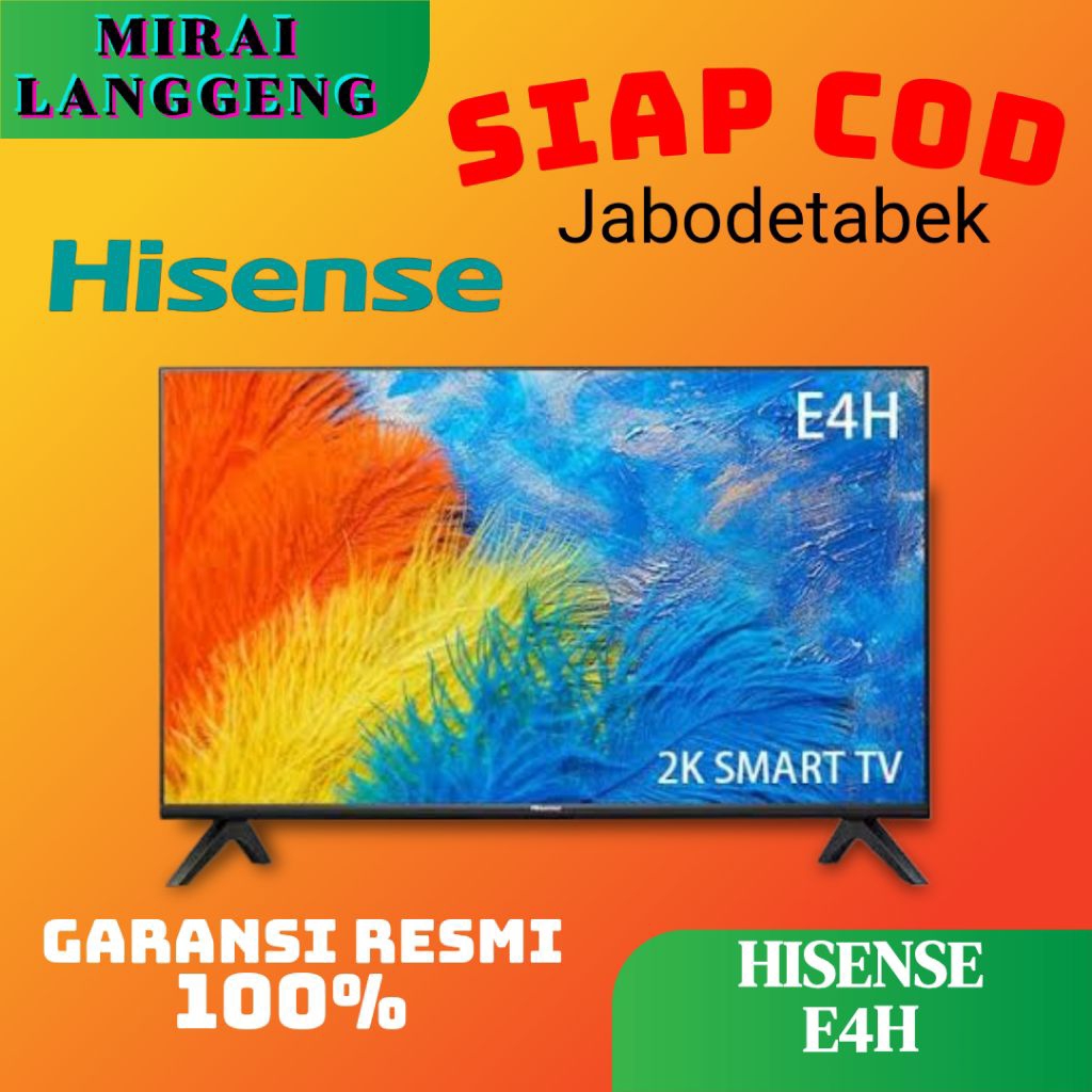 Jual HISENSE 40 inch 40E4H / E4H Vidaa Smart FHD TV-Bezelles design-Dual Band Wifi-Dolby Vision ...