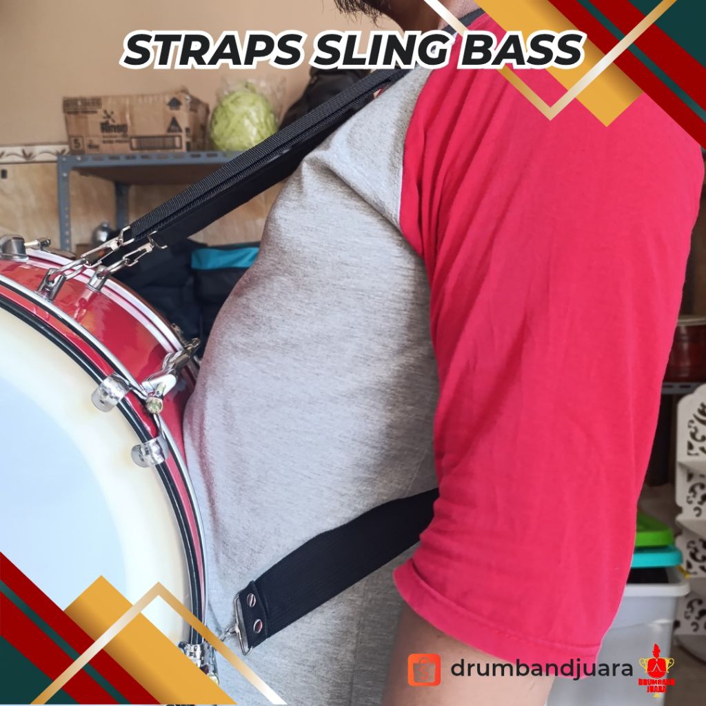 Jual Tali Drumband Sling Bass Drum Strap Bass Marching Band | Shopee ...