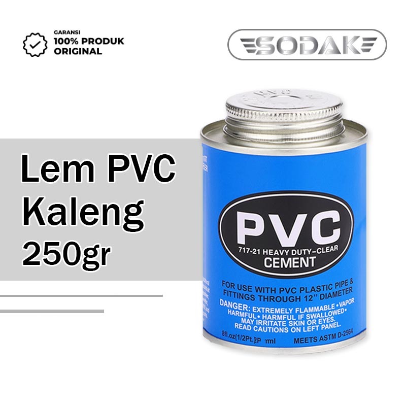 Jual 250gr Lem Pipa PVC Kaleng / Lem PVC Paralon | Shopee Indonesia