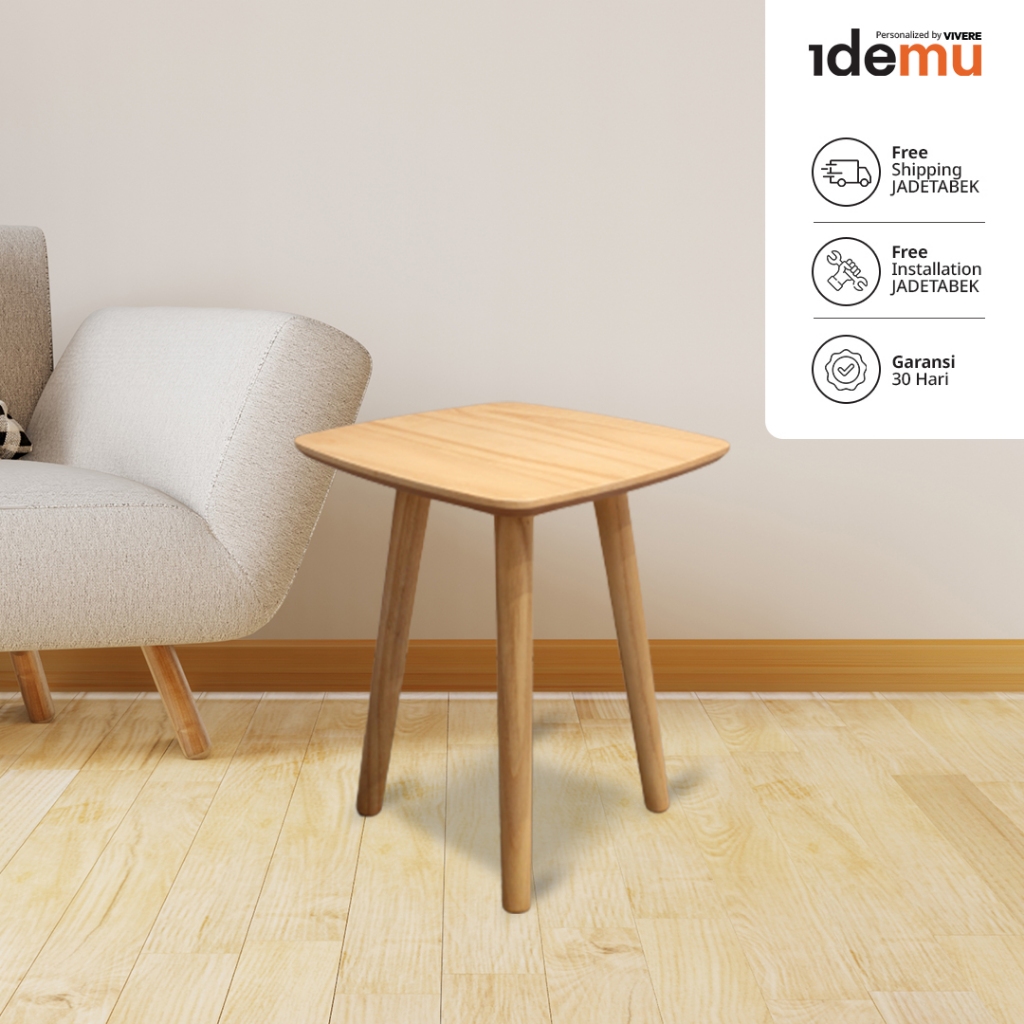Jual IDEMU by VIVERE - Verde Square Side Table Meja Sudut | Shopee ...