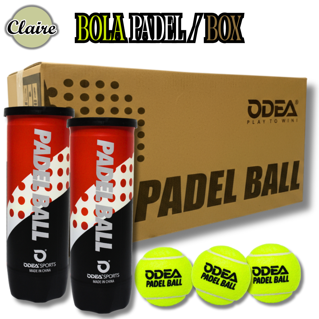 Jual BOLA PADEL ODEA 1 DUS ISI 24 / BOLA PADEL ORIGINAL / PADEL BALL ...
