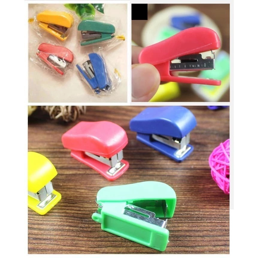 Jual MINI STAPLER STAPLES UKURAN KECIL HEKTER MINI LUCU | Shopee Indonesia