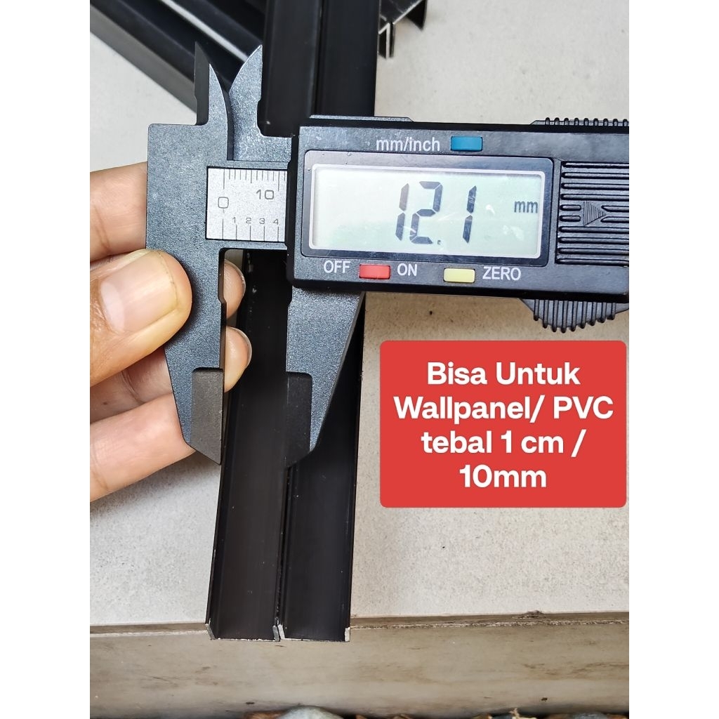 Jual [1 ,5Meter] HARAP BACA - Rell ME Almunium 2 Jalur untuk Wpc tebal ...