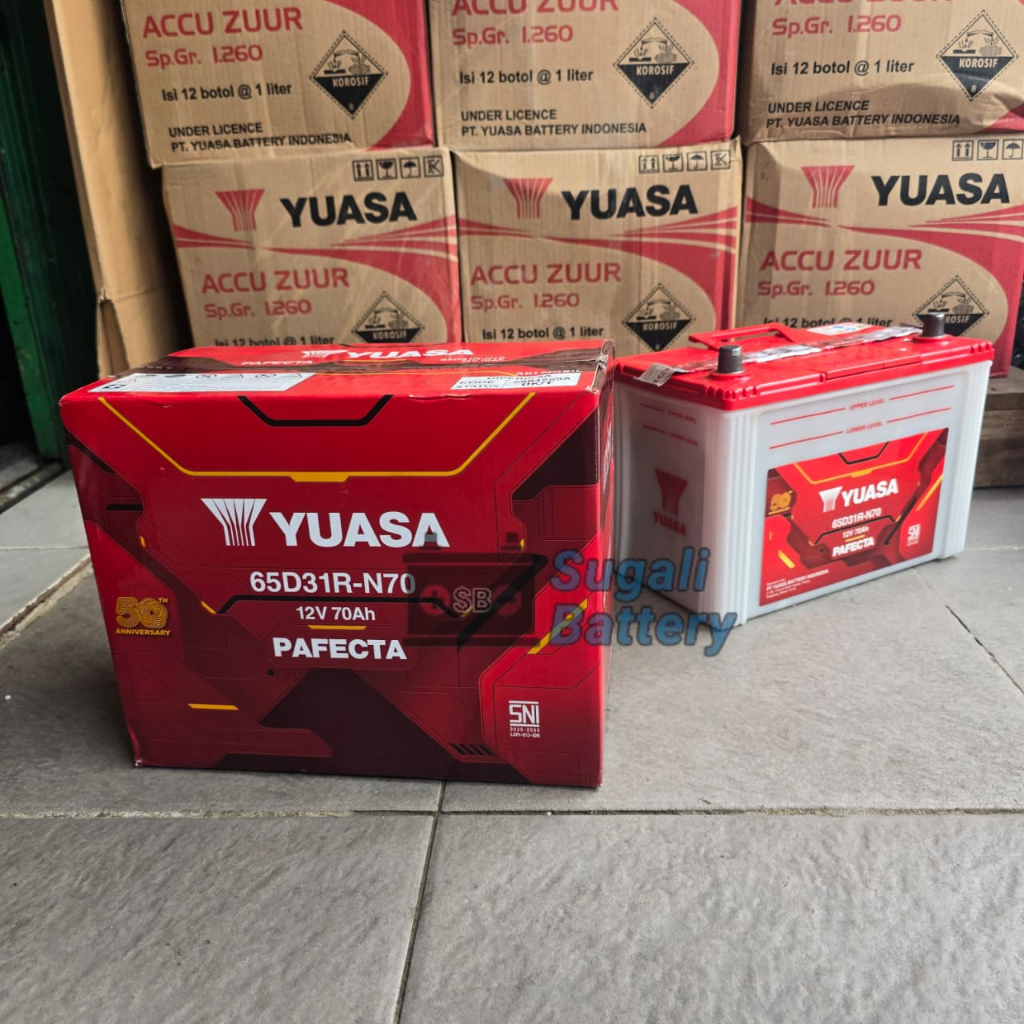 Jual Aki Mobil ISUZU Truk Elf NHR 55, DMax YUASA N70 Aki Basah 12Volt ...