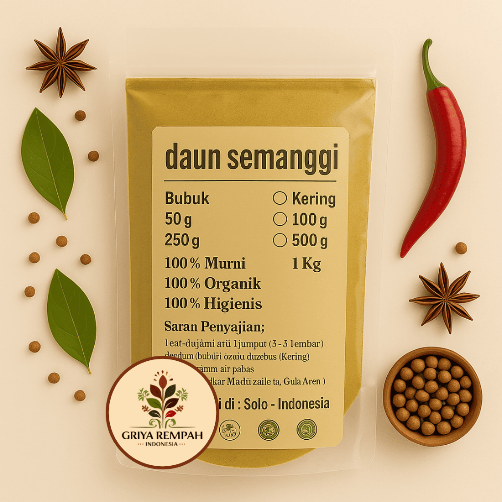 Jual DAUN SEMANGGI BUBUK 1 KG Rempah Herbal Simplisia Alami Tradisional ...