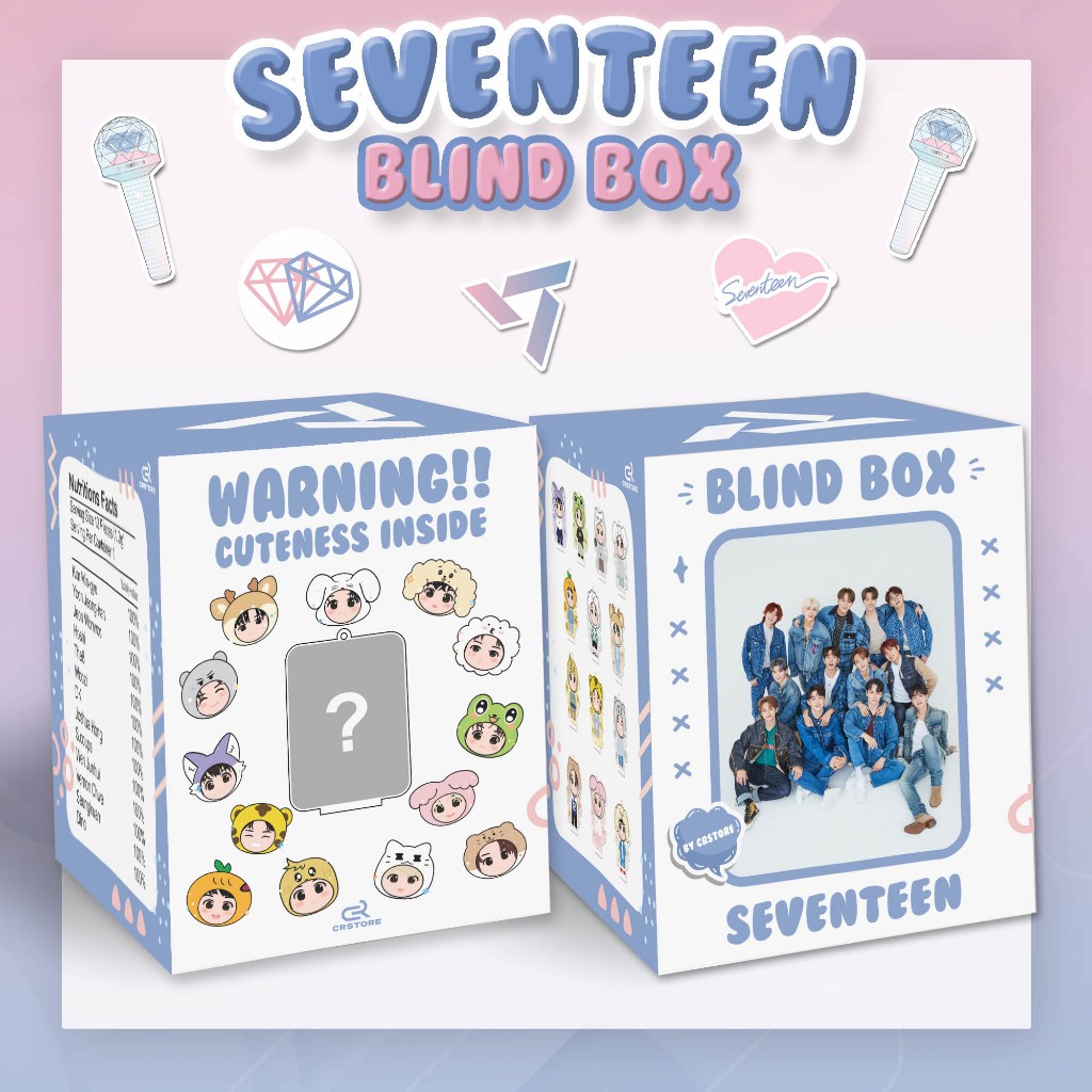 Jual BLIND BOX KPOP SEVENTEEN Mistery 2in1 Standee KPOP Chibi Seventeen ...