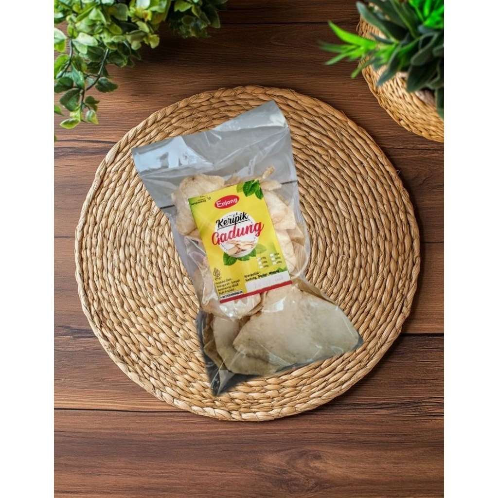 Jual keripik Gadung Enjong Khas Banyuwangi100gr- Cemilan tradisional ...