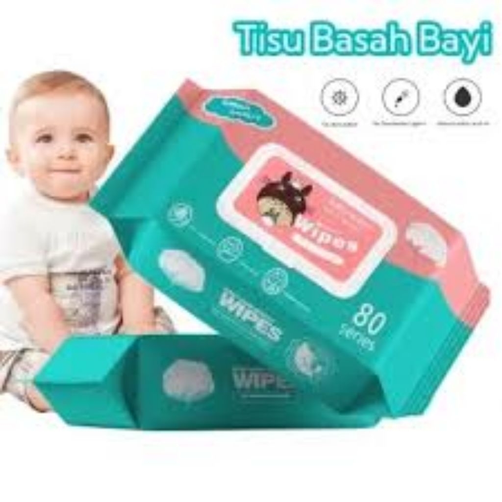 Jual TISSUE BASAH BAYI WIPES 80s | Shopee Indonesia