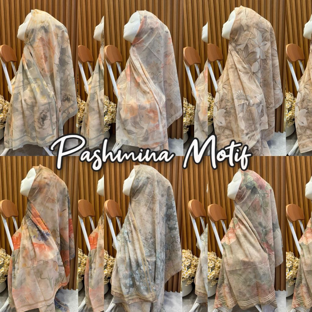 Jual PASHMINA MOTIF PRINTING/PASHMINA CASHMERE TURKI/SHAWL ETNIK TURKI ...