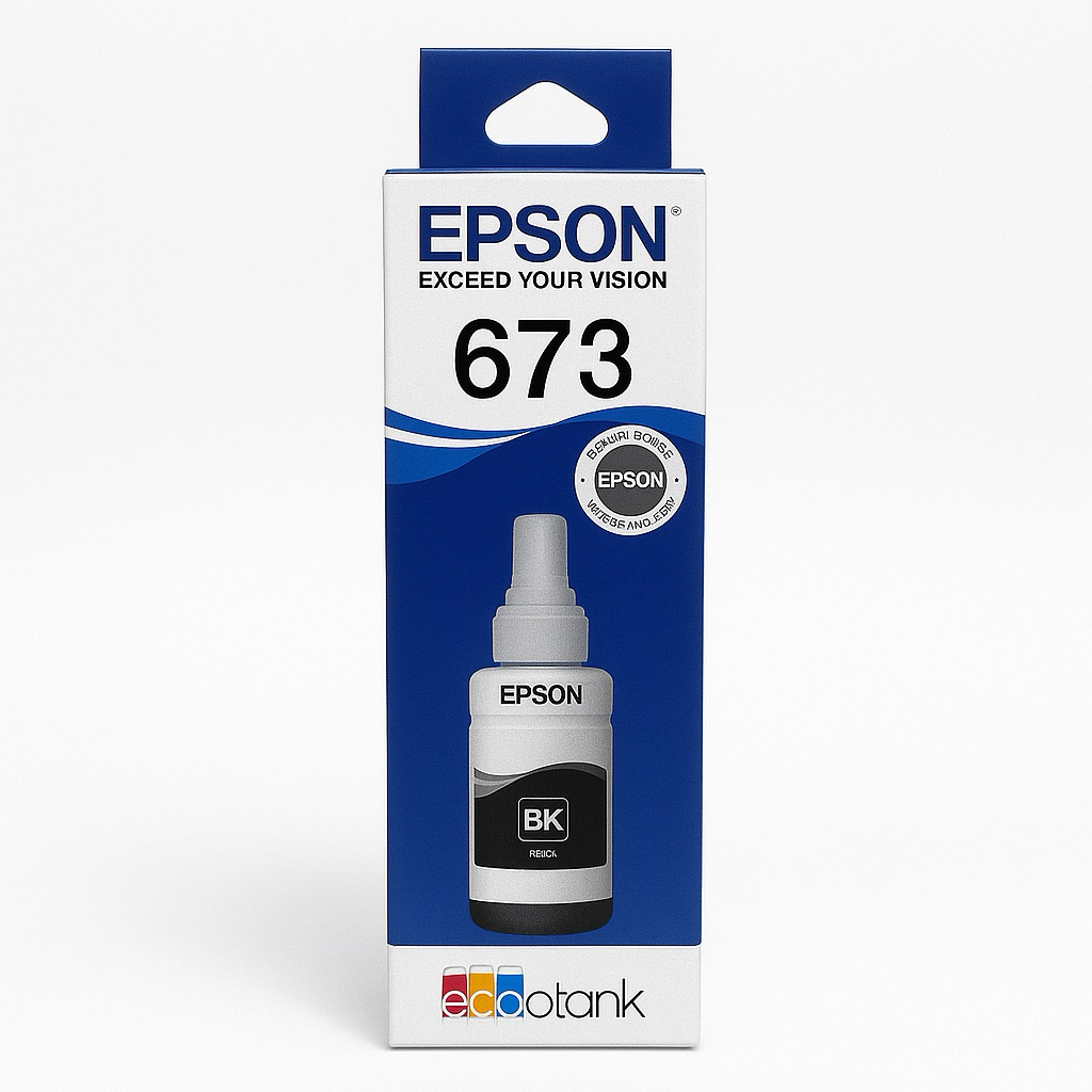 Jual Tinta Epson 673 Original – BK / C / M / Y / LC / LM – Tinta ...
