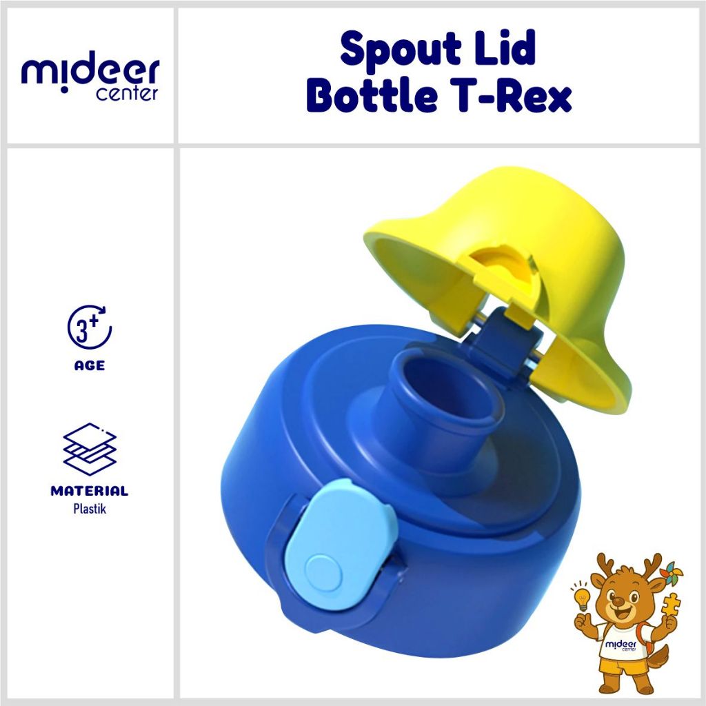 Jual Mideer Spout Lid Bottle T-Rex / Tutup Botol Minum Anak Tambahan ...