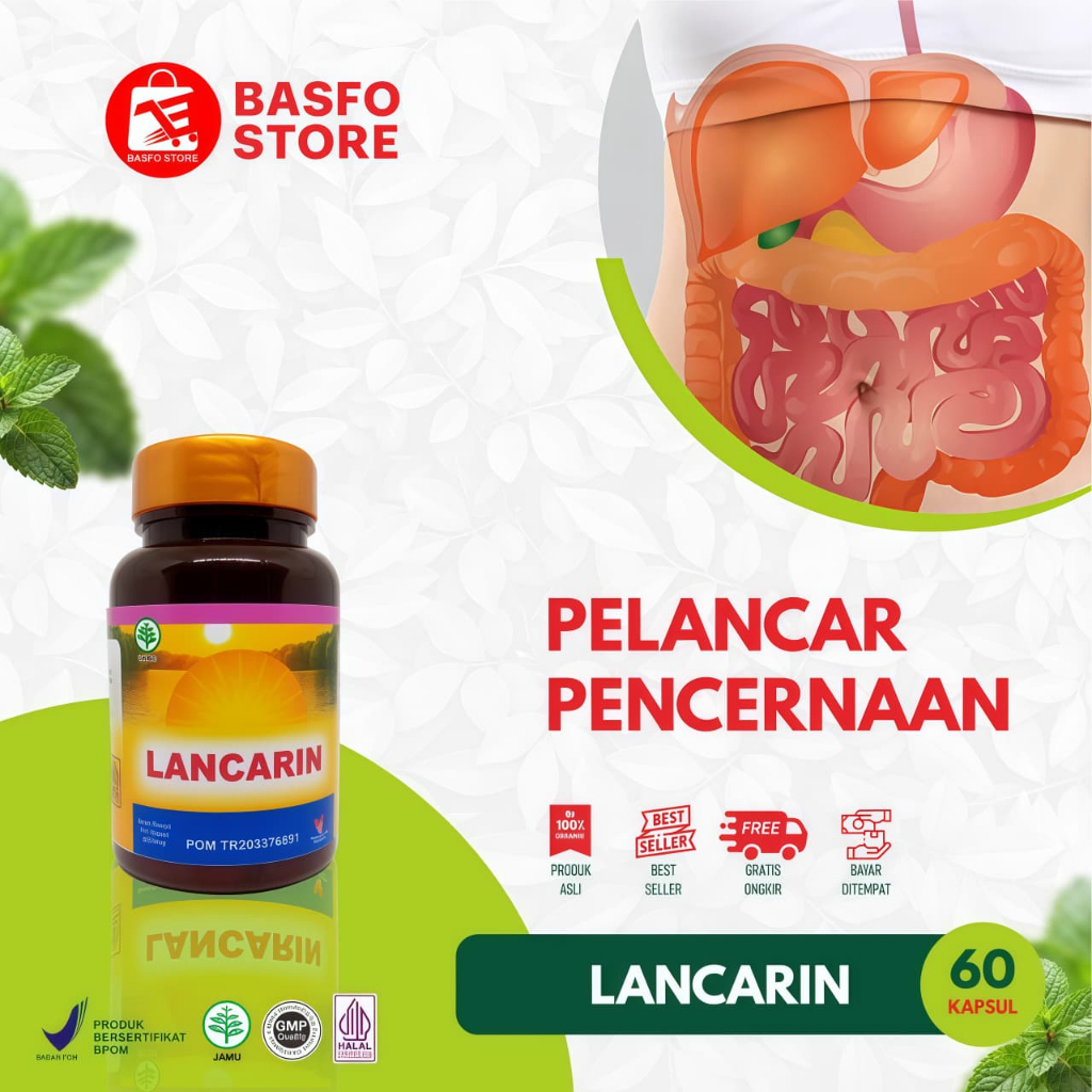 Jual LANCARIN 60 Kapsul Herbal – BAB Lancar Perut Nyaman Seketika ...
