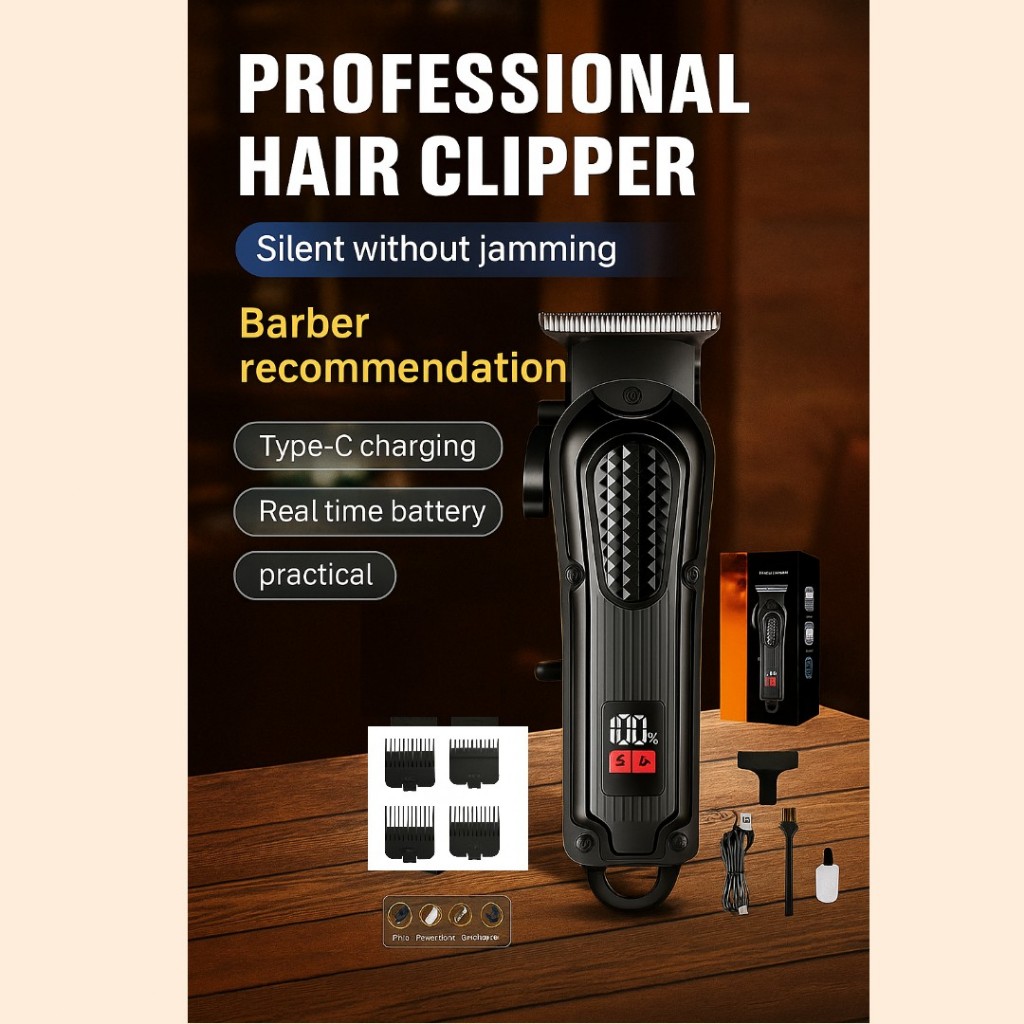 Jual Alat Cukur Rambut Electric Hair Clipper USB Rechargeable Cordless ...