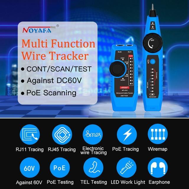 Jual NOYAFA NF-810 NETWORK CABLE TESTER & TRACKER | Shopee Indonesia