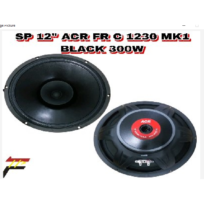 Jual SPEAKER 12 INCH ACR FR C 1230 MK1 BLACK 300W | Shopee Indonesia