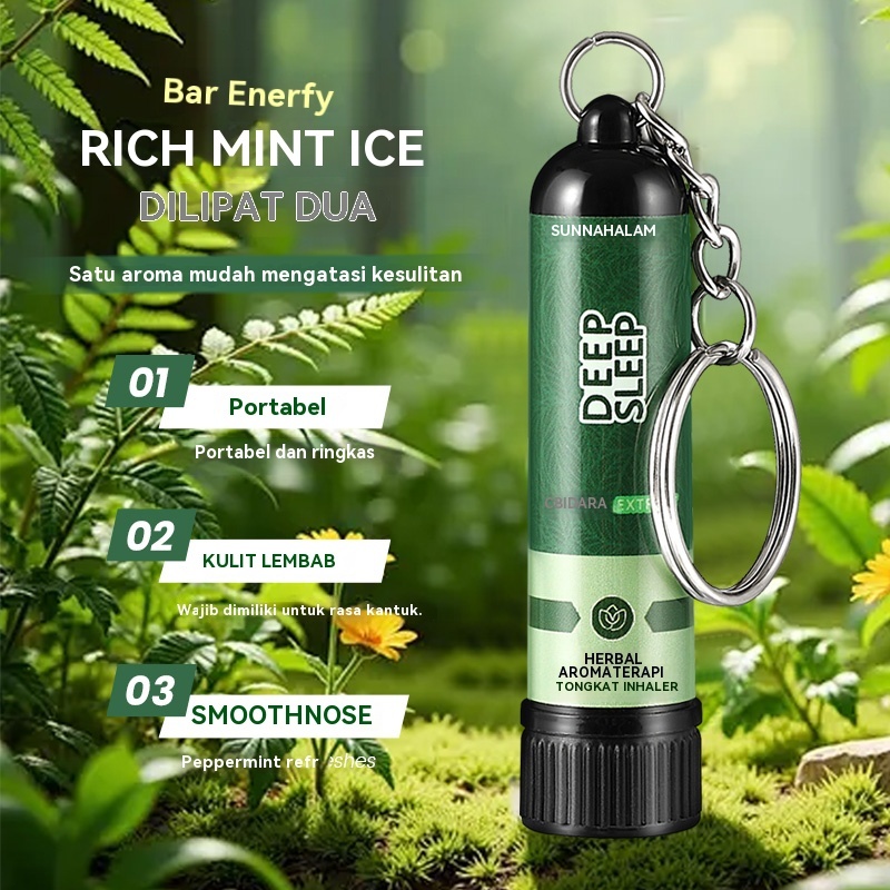 Jual Peppermint Field Black Inhaler hidung 2 in 1 minyak angin inheler ...