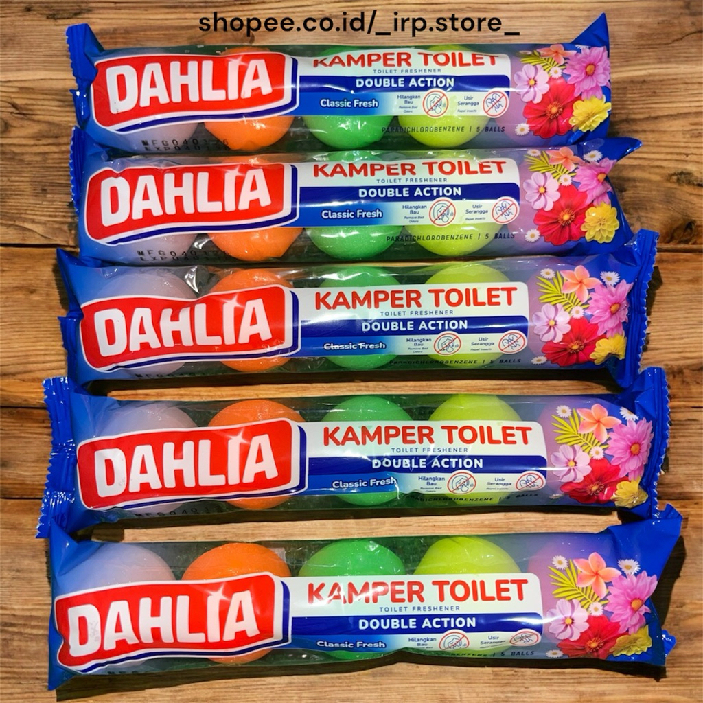 Jual DAHLIA KAMPER TOILET / KAMPER DOUBLE ACTION CLASSIC ISI 5 pcs ...