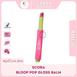Jual [BPOM] Scora Lipbalm Bloop Pop Gloss 2gr | Lip Balm Gloss Glossy ...