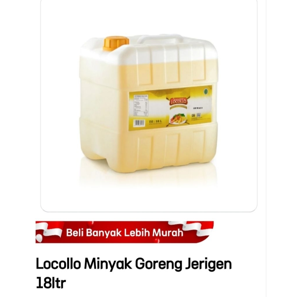 Jual locollo minyak goreng jerigen 18 liter | Shopee Indonesia