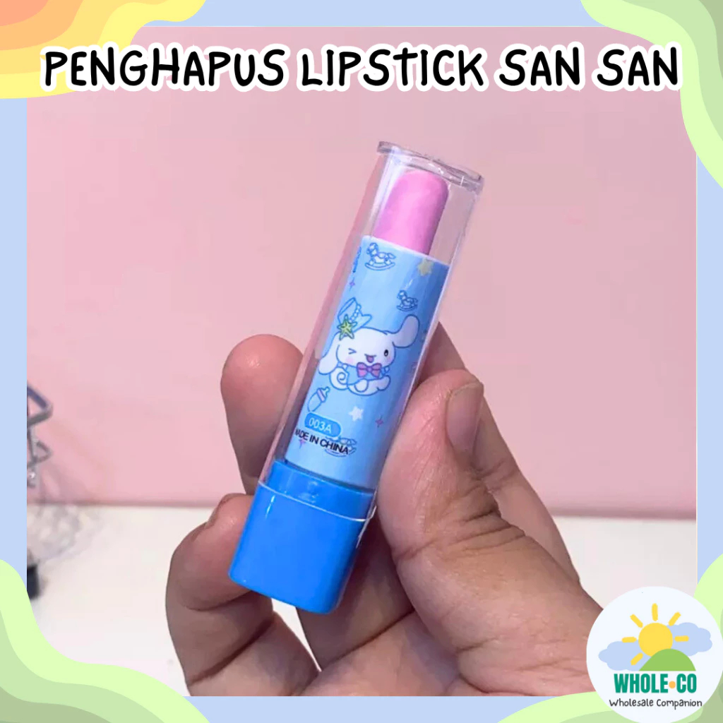 Jual PENGHAPUS PENSIL | PENGHAPUS KARAKTER LUCU | PENGHAPUS LIPSTIK ...