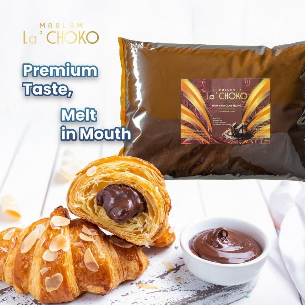 Jual LA'CHOKO DARK COKLAT FILLING 1 KG I 5 KG | Shopee Indonesia