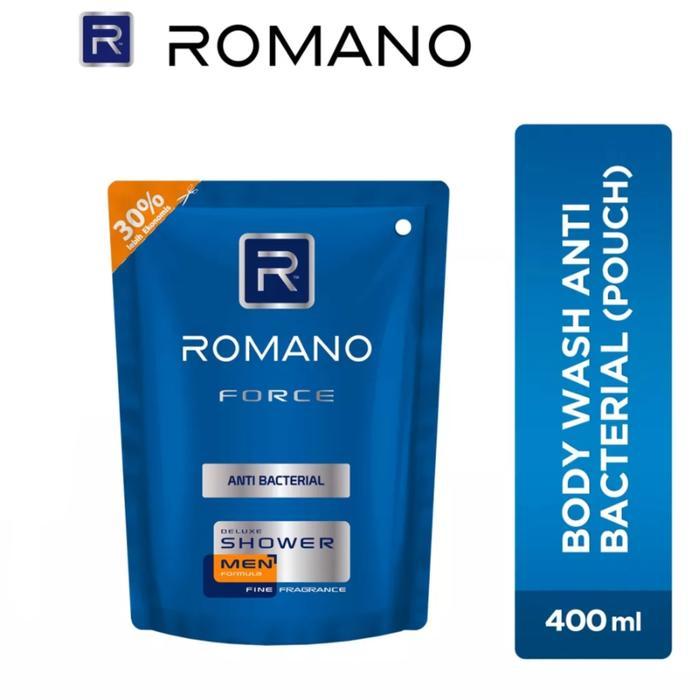 Jual ROMANO BODY WASH ANTI BAKTERI FORCE 400ML | Shopee Indonesia