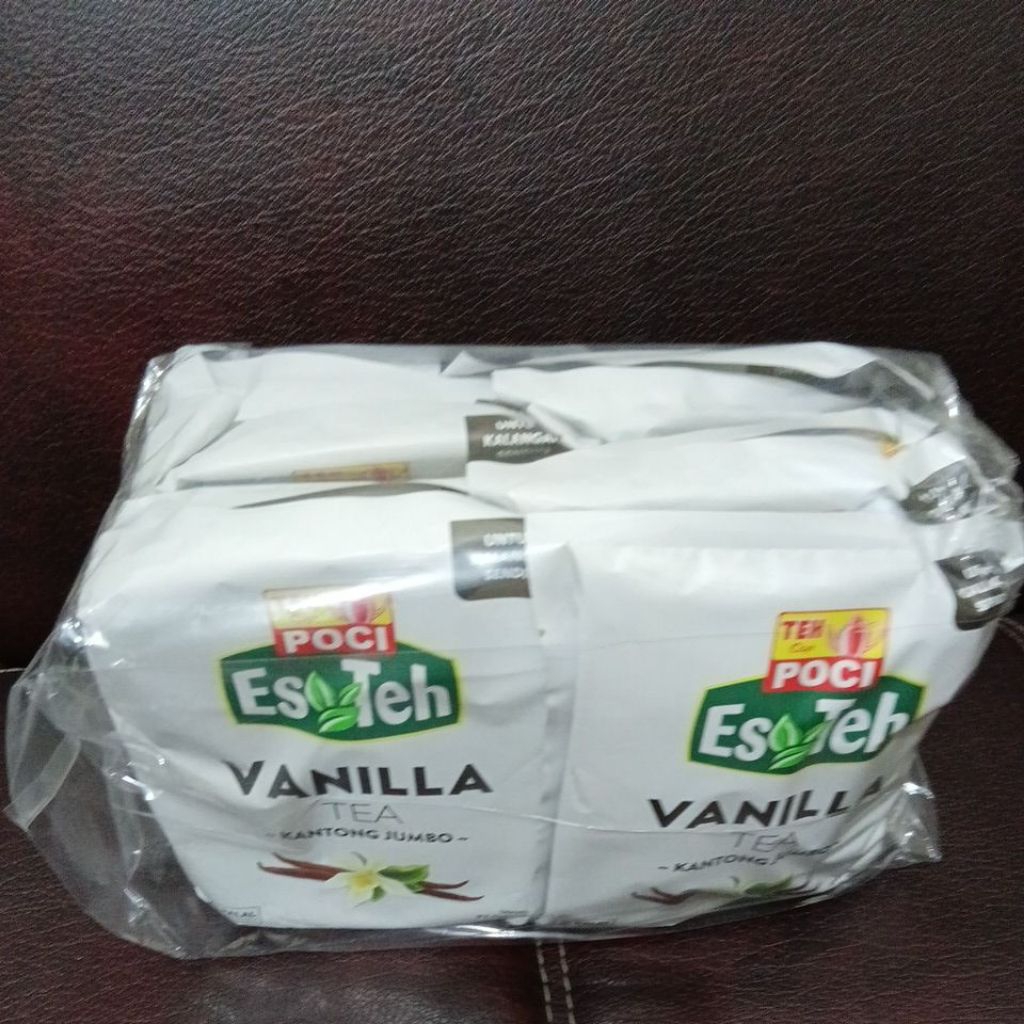 Jual Teh Poci Vanilla celup jumbo 1 Bos isi 10 bungkus (1 bungkus isi 4 ...