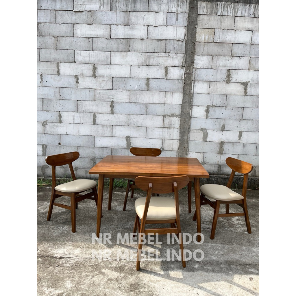 Jual Set Meja Makan Ropan Jati Kursi Makan Kursi Cafe Set Kursi Cafe Minimalis Jati Kursi Makan ...