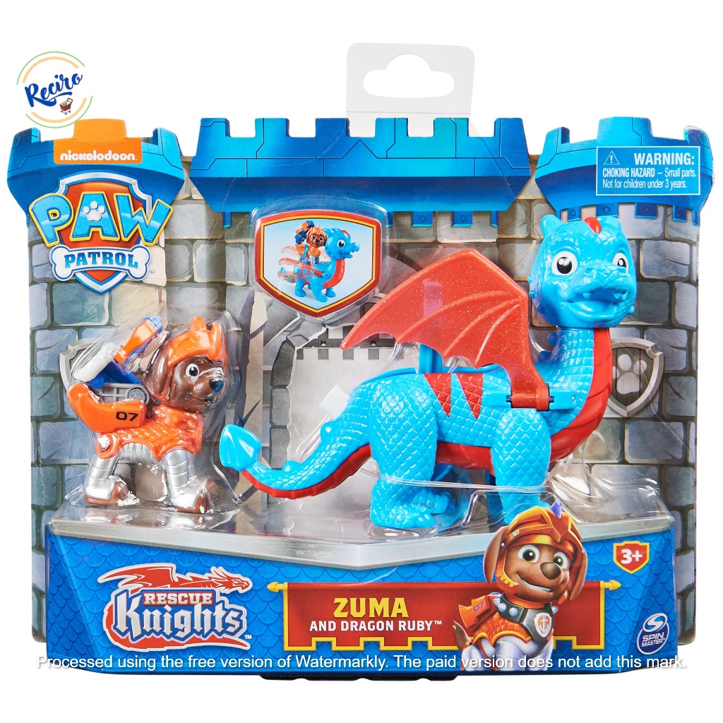 Jual Paw Patrol Rescue Knights Zuma and Dragon Ruby | Shopee Indonesia