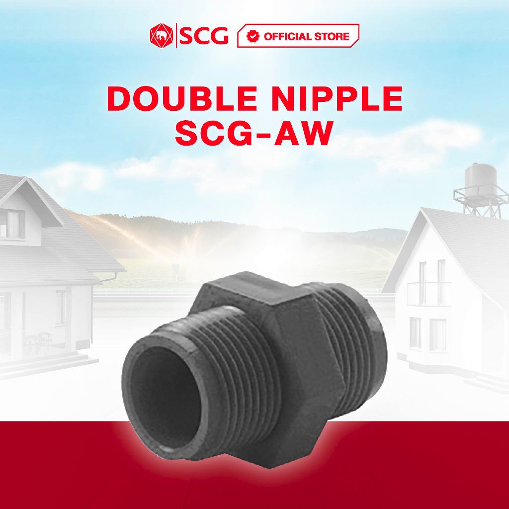 Jual SCG PVC FITTING DOUBLE NIPPLE (AW) | Shopee Indonesia