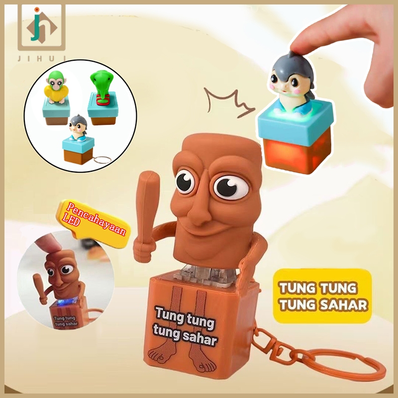 Jual JIHUI Gantungan Kunci Mainan Figure Tung Tung Sahur Anomali ...