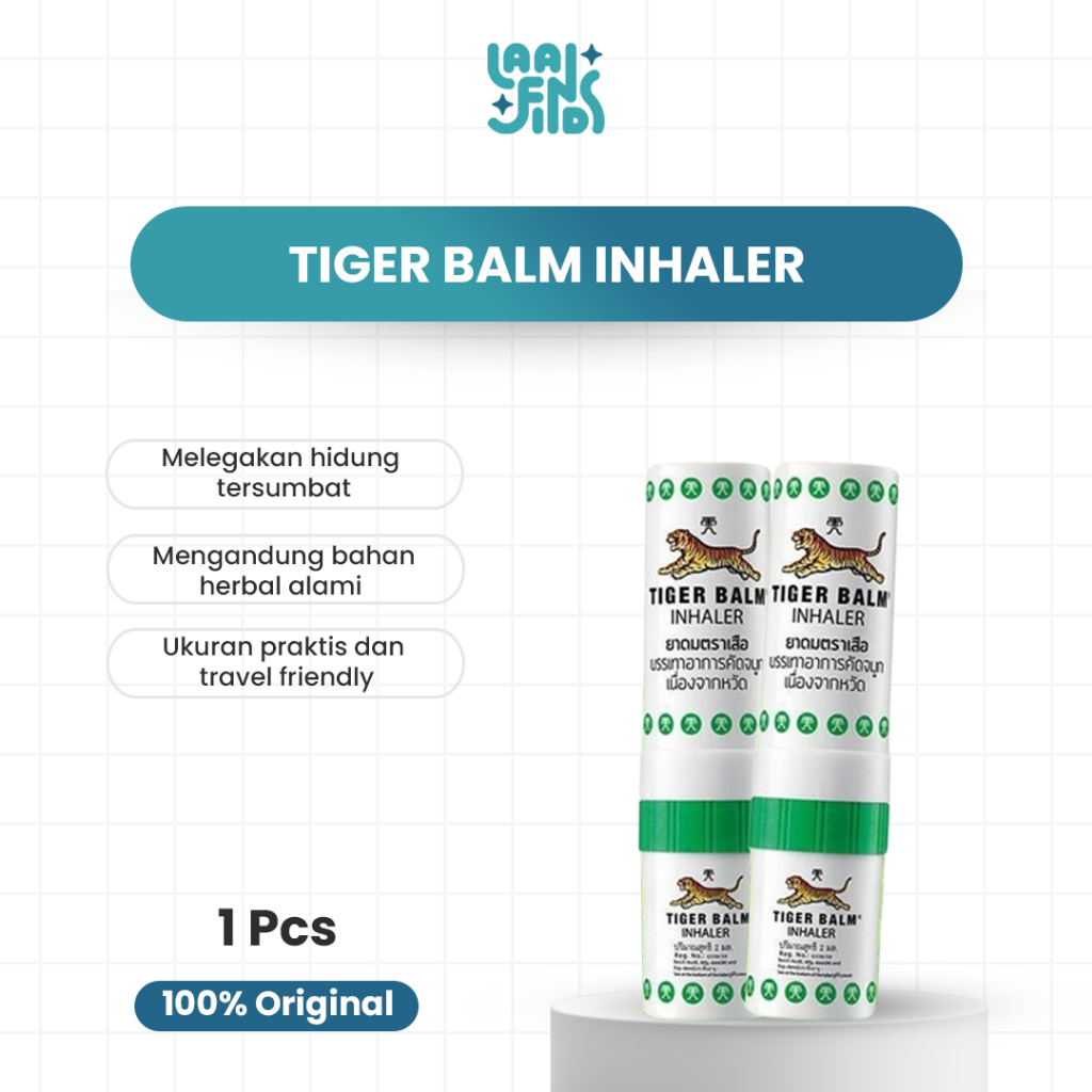 Jual Tiger Balm Inhaler 2 in 1 Minyak Angin Pelega Hidung Tersumbat ...