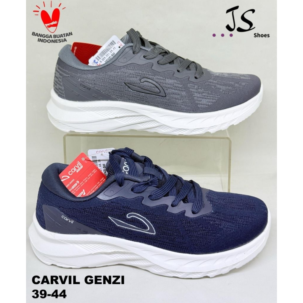 Jual CARVIL GENZI - SEPATU SNEAKERS TALI PRIA DEWASA MERK CARVIL ...