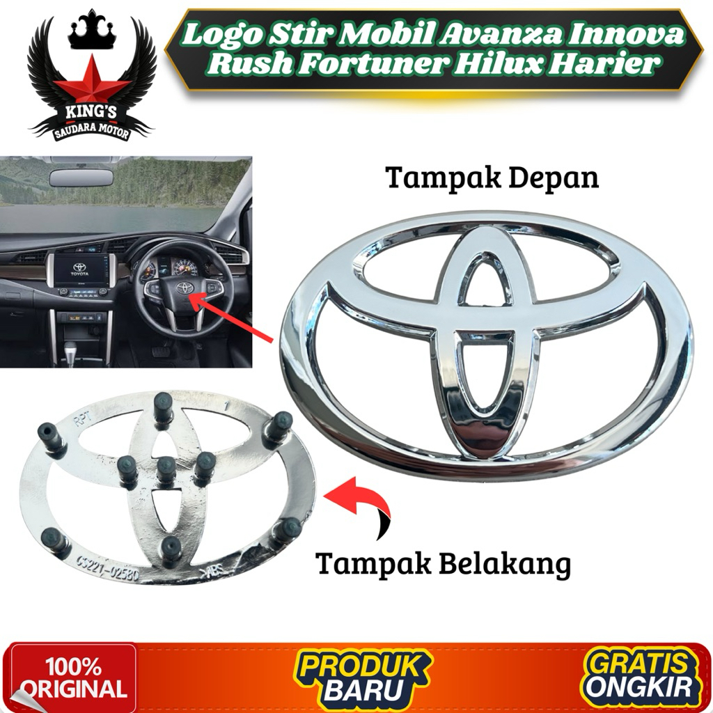 Jual Logo Stir Mobil Avanza Innova Rush Calya Fortuner Kaki 9 Best ...