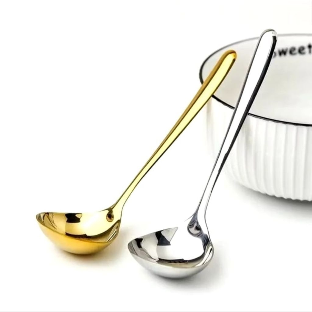 Jual Sendok Sop Sup Soup Kuah Sayur Centong Kuah Korea Stainless Steel ...