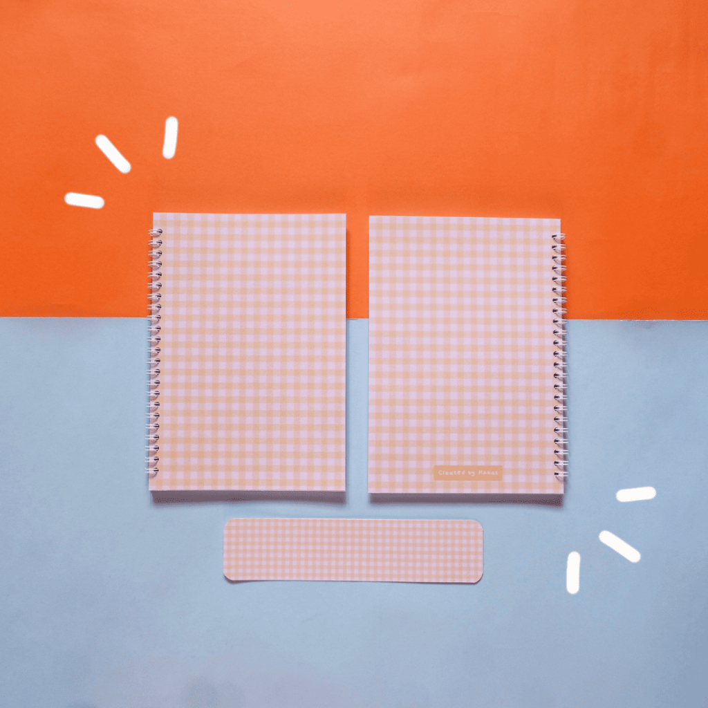 Jual Notebook/Jurnal/Buku Tulis A5 Gingham Series | Shopee Indonesia