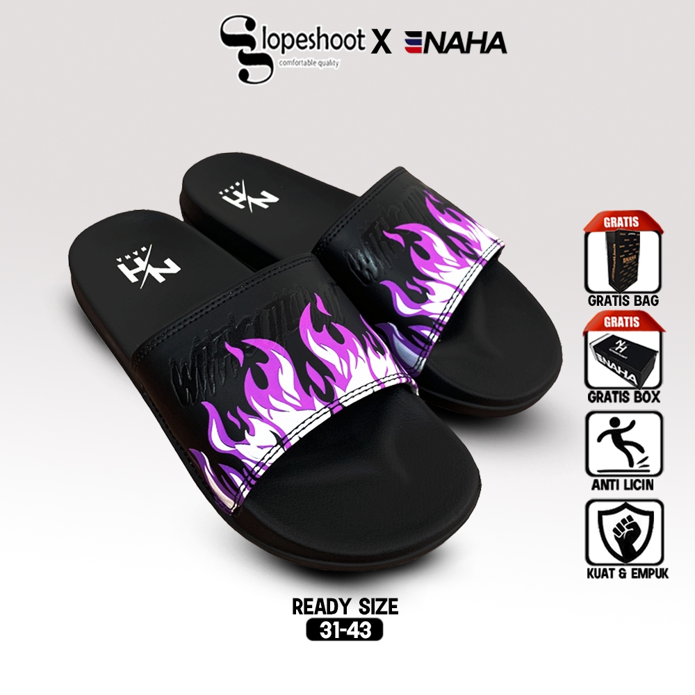 Jual NAHA Sandal Selop Empuk Pria Wanita Eva Anti Licin 31 - 43 ...