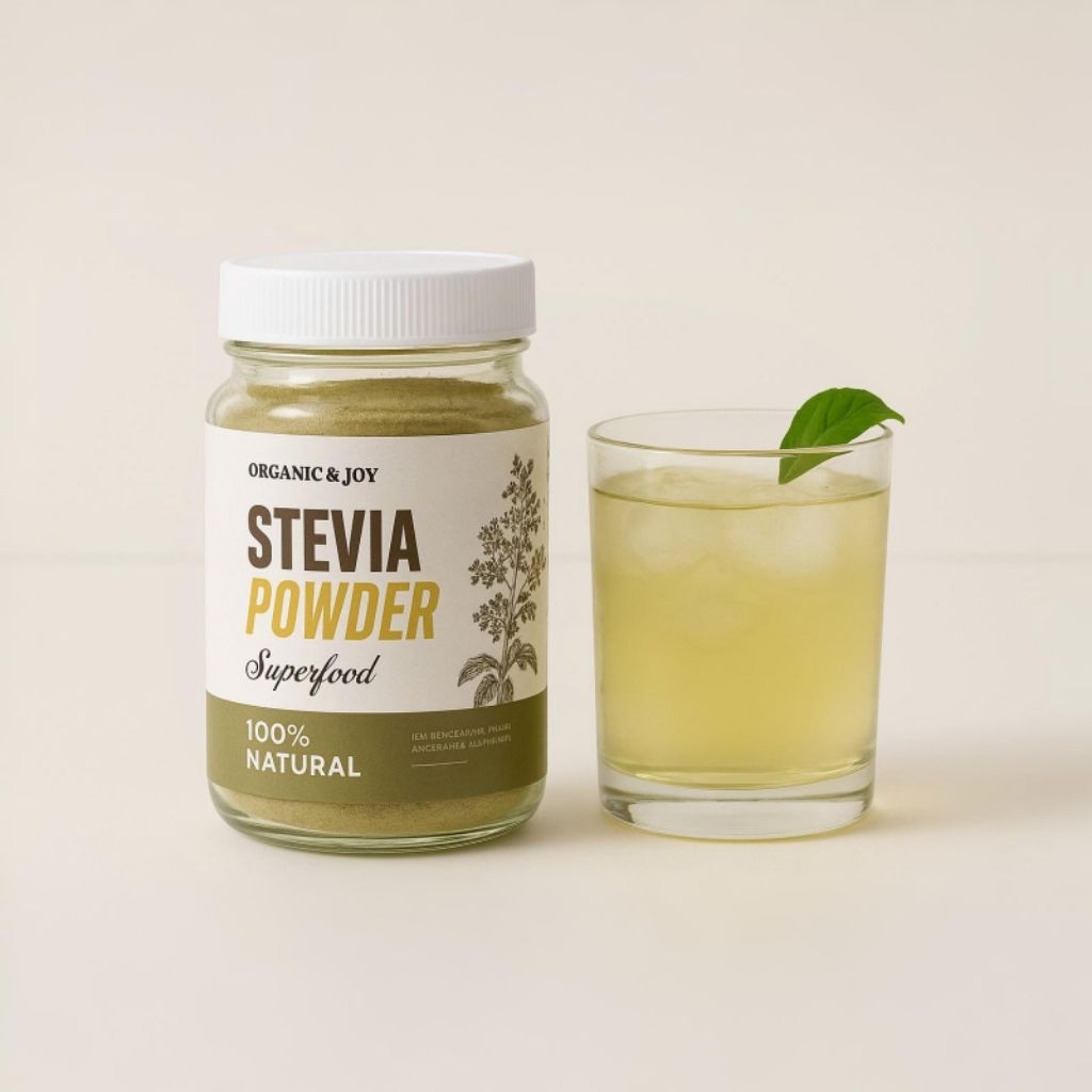 Jual Pure Stevia Powder Drinks / Bubuk Murni Stevia (pemanis alami ...