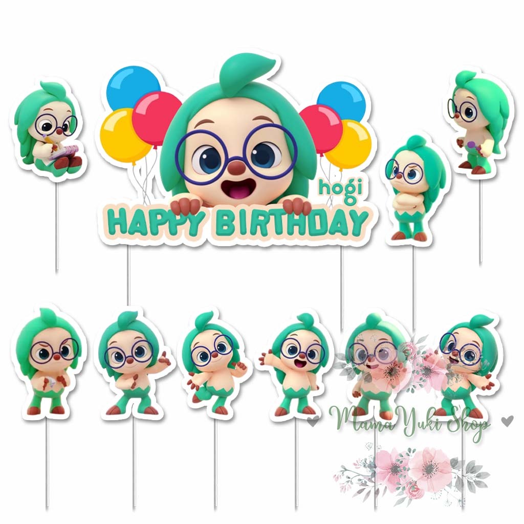 Jual Topper Cake Hiasan Kue Ulang Tahun Anak motif PINKFONG HOGI ...