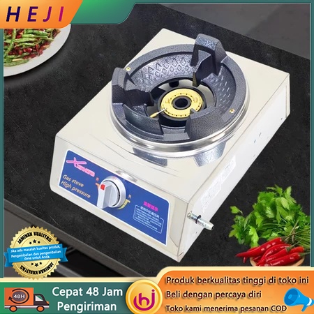 Jual HEJI Kompor Gas Komersial Baja Tahan Karat Tekanan Tinggi Gas ...