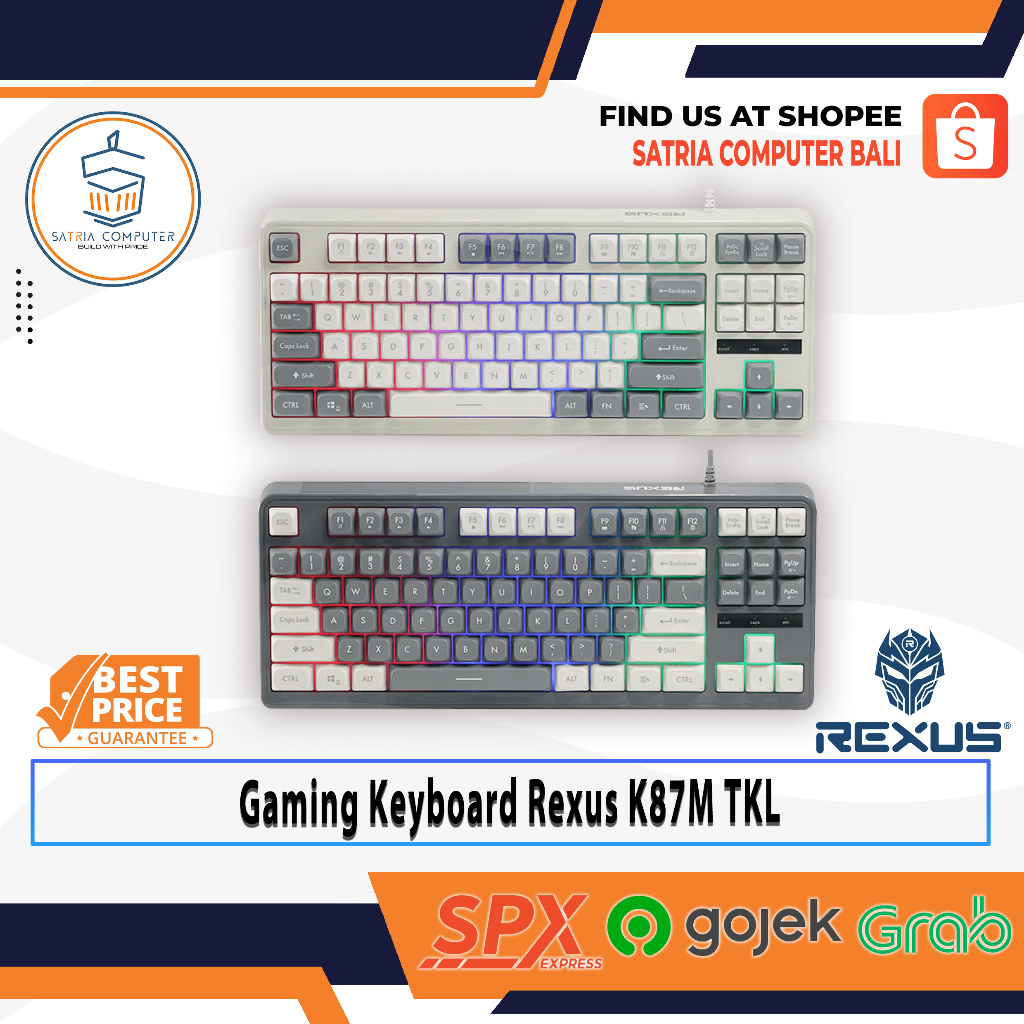 Jual Gaming Keyboard Rexus K87M TKL | Shopee Indonesia