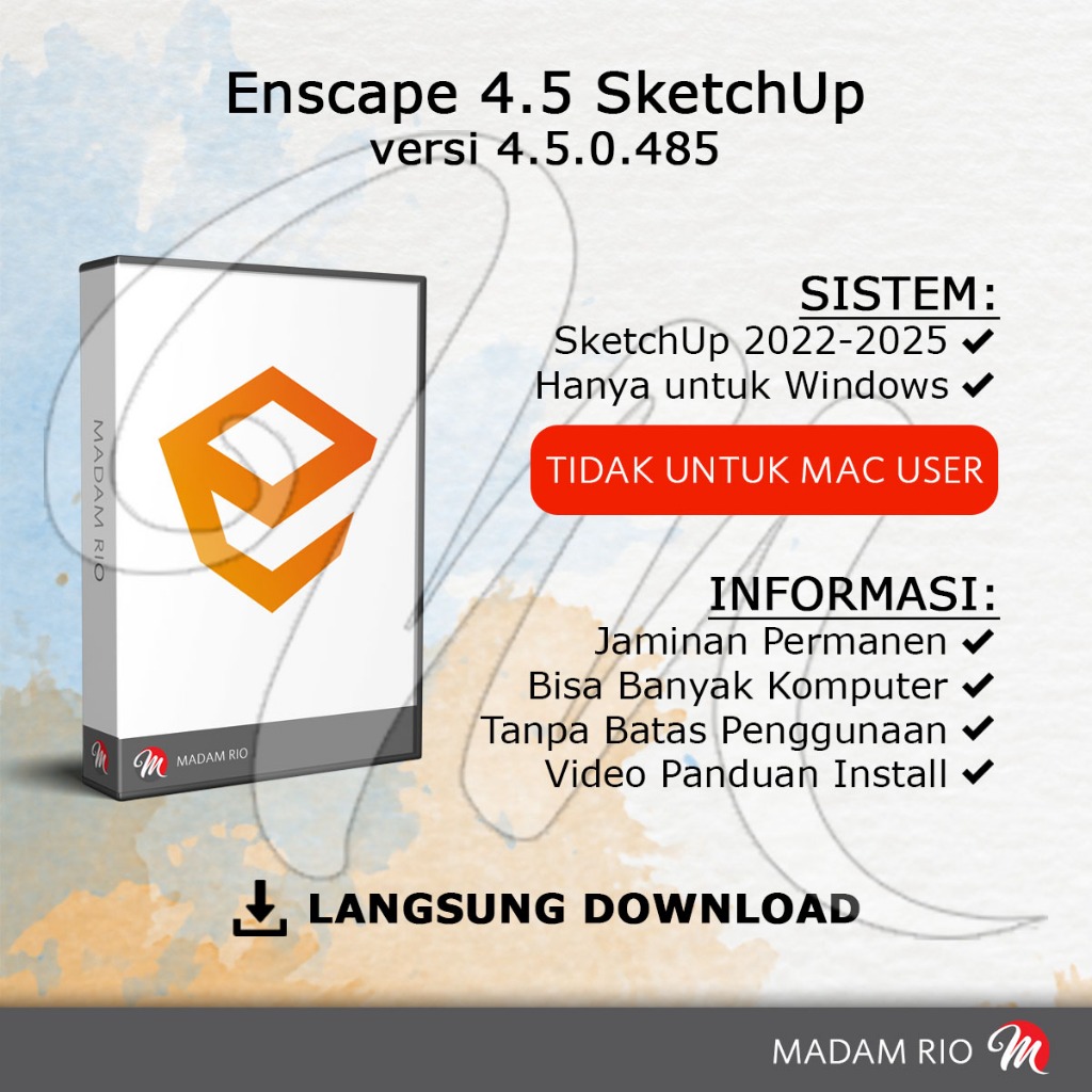 Jual Enscape 4.5.0.485 atau Enscape 3D Lisensi Permanen OS WIN Termasuk Asset Library ONLINE ...