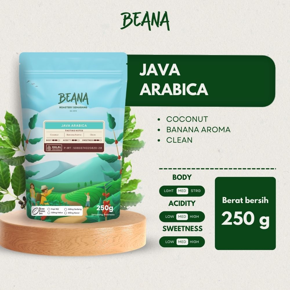 Jual Beana Roastery - Java Arabica Coffee Roasted Beans | Biji Kopi ...
