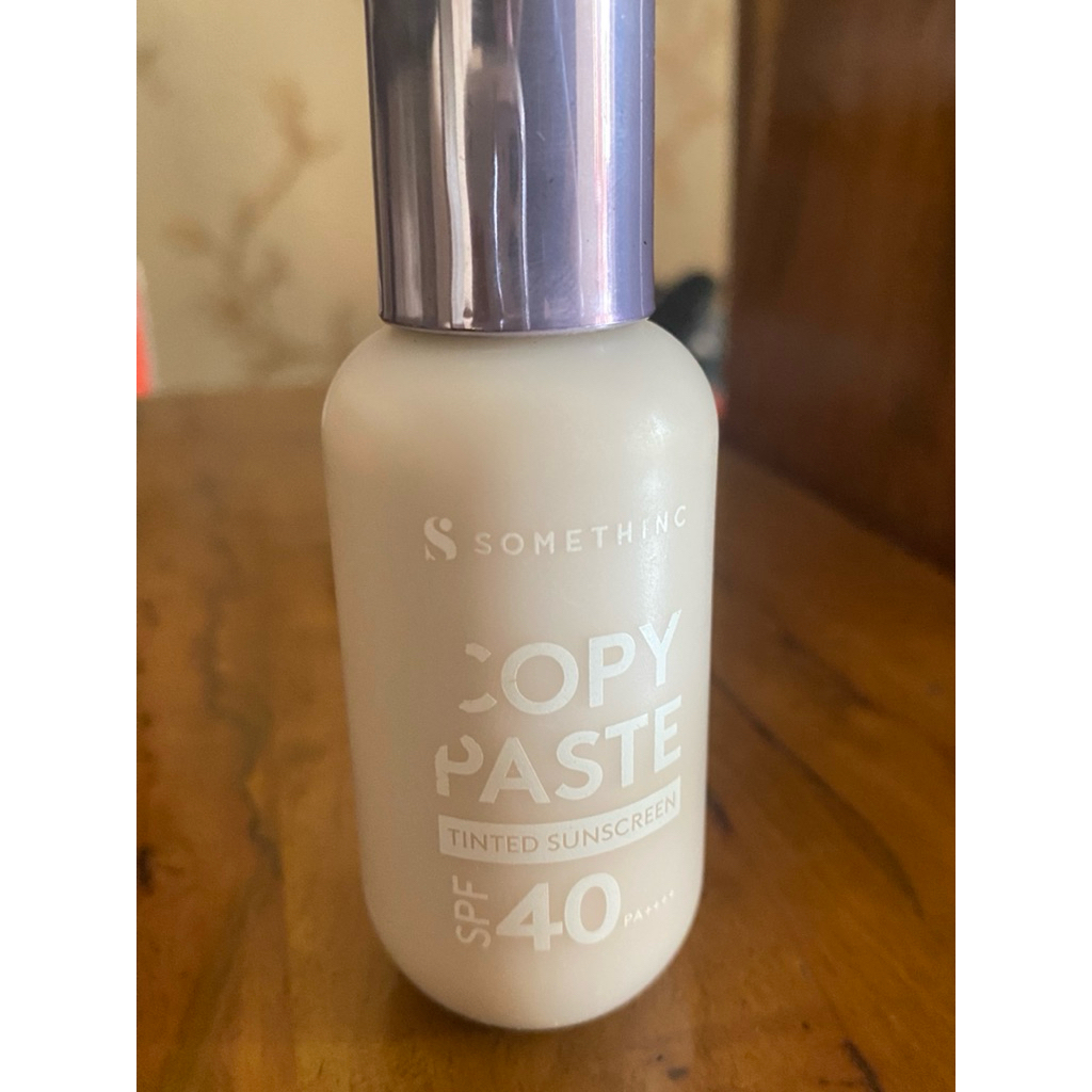 Jual preloved tinted sunscreen somethinc shade nina | Shopee Indonesia